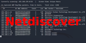 Netdiscover - Network Address Discovering Tool - Zero-Day Snoop